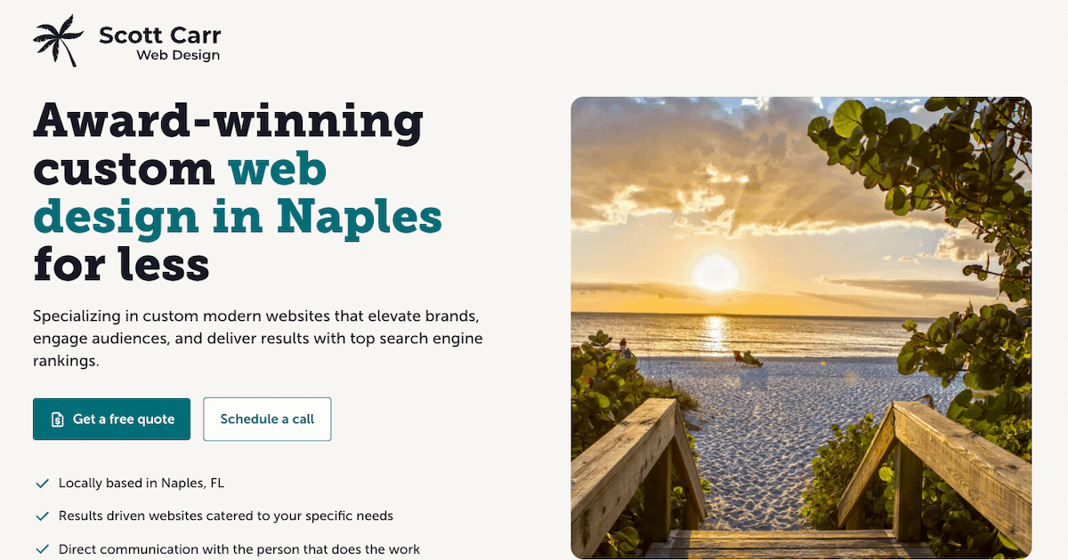 Naples Web Design & Custom Development | Scott Carr Web Design